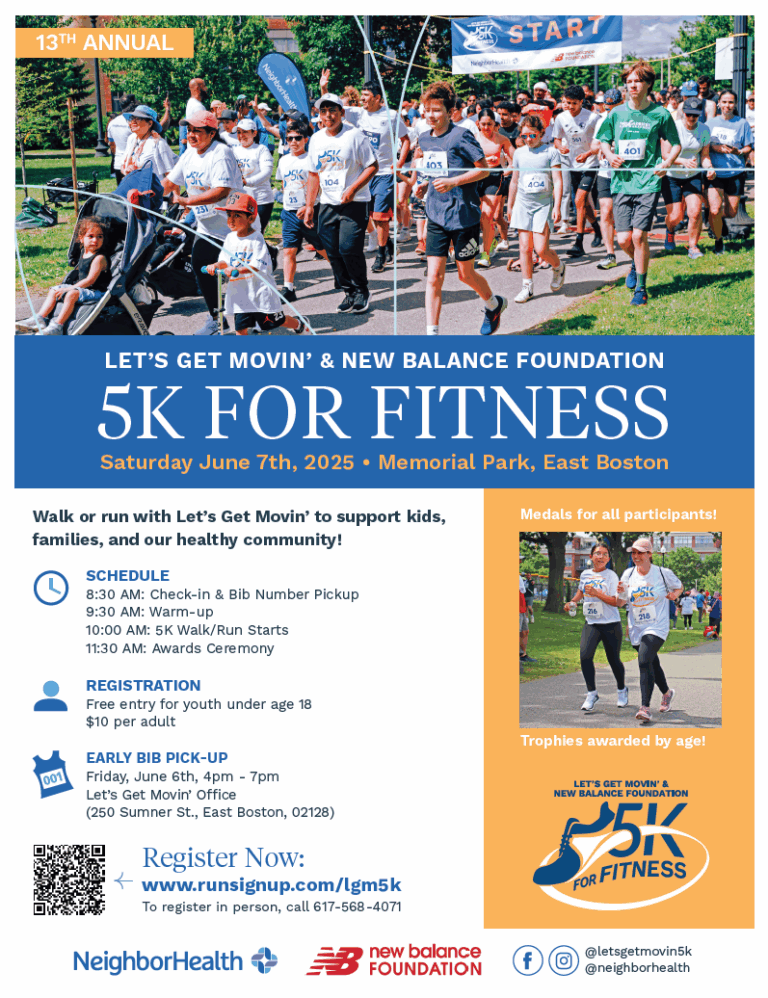 Let's Get Movin' & New Balance Foundation 5K for Fitness » NeighborHealth